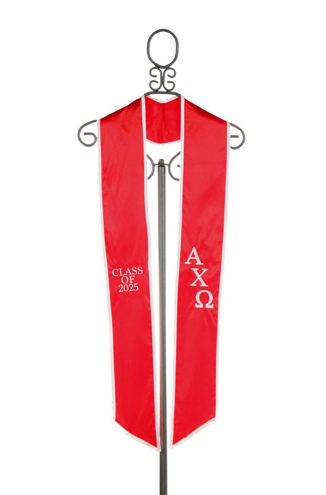 Alpha Chi Omega Graduation Stole - Class of 2025 - Etsy