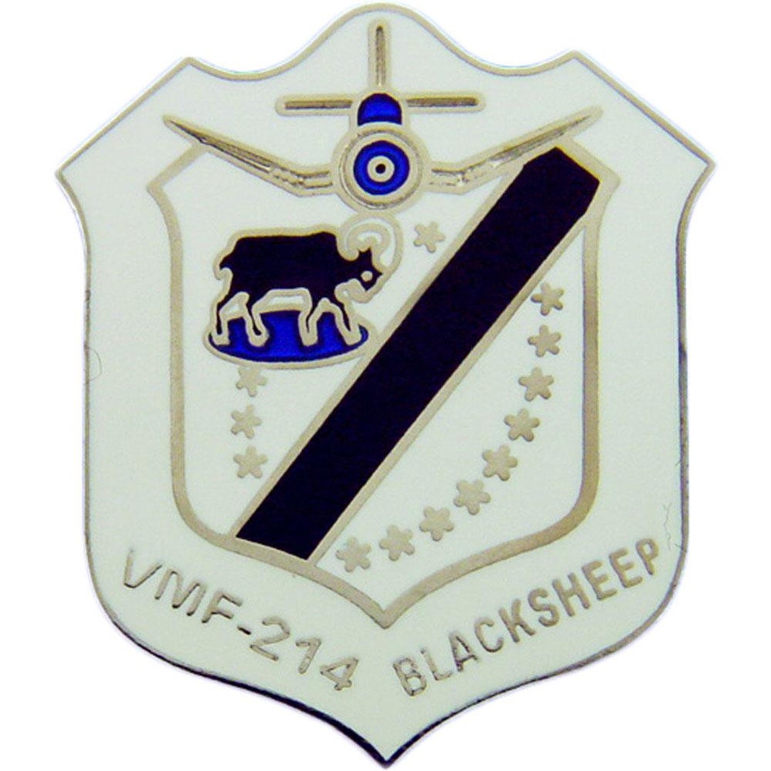 U.S.M.C. Vmf-214 Blacksheep Squadron Pin 1 - Etsy