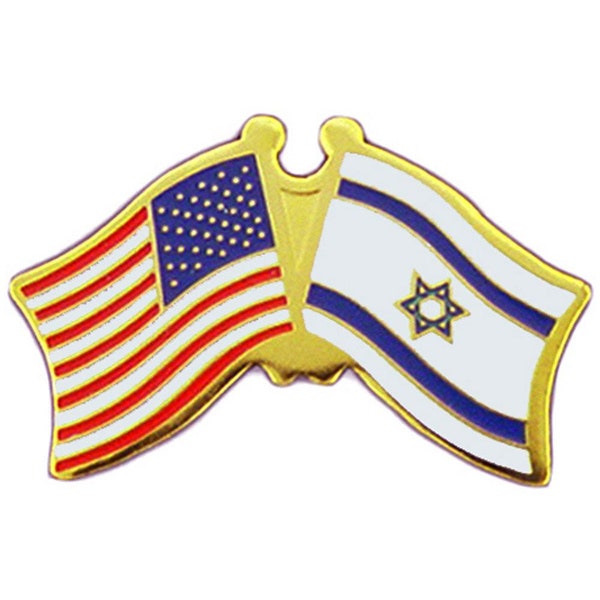 American Flag and Israeli Flag Lapel Pin - Etsy