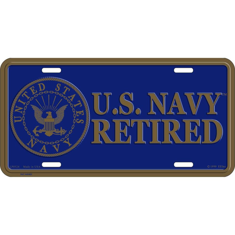 U.S. Navy Retired License Plate - Etsy