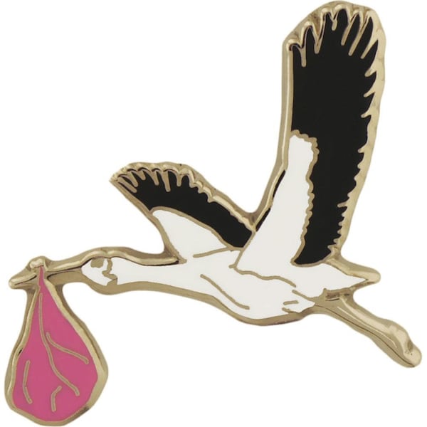 Stork Ems Pin - Etsy