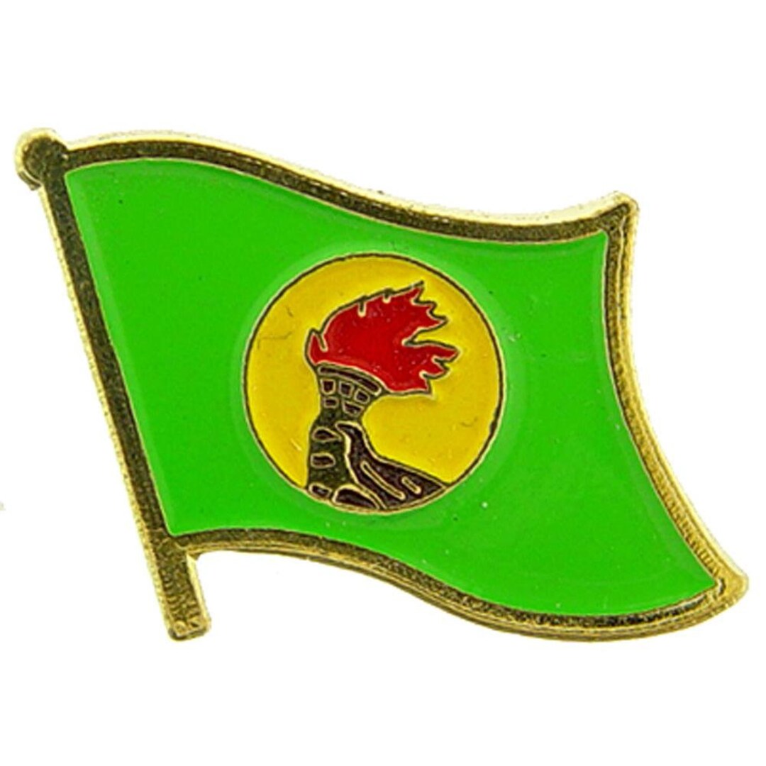 Zaire Flag Pin 1 - Etsy