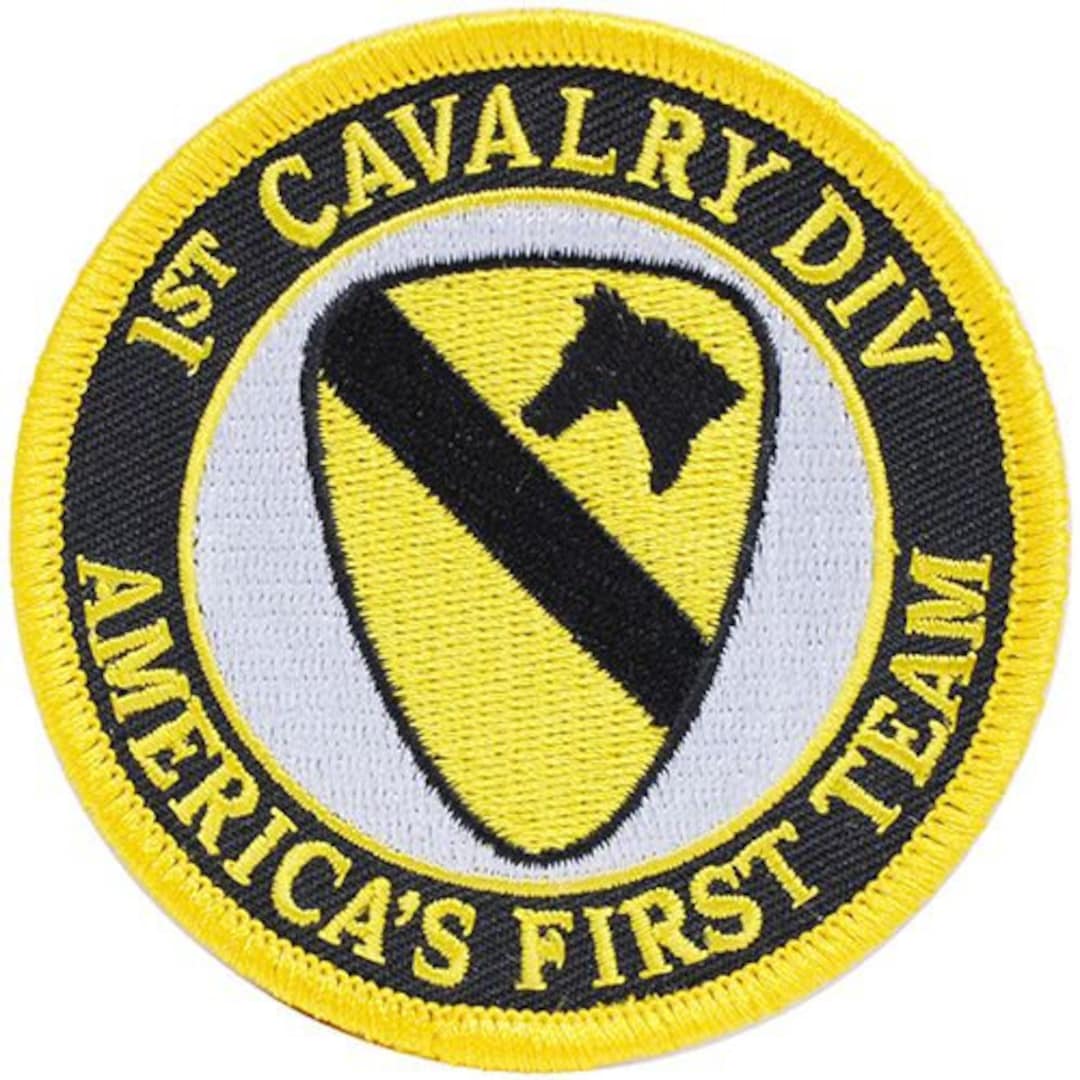 U.S. Army 1st Cavalry Division Patch America's First Team - Etsy