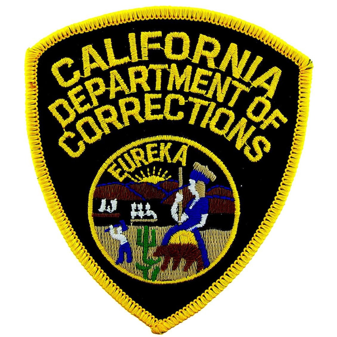 California Department of Corrections Patch 3 - Etsy