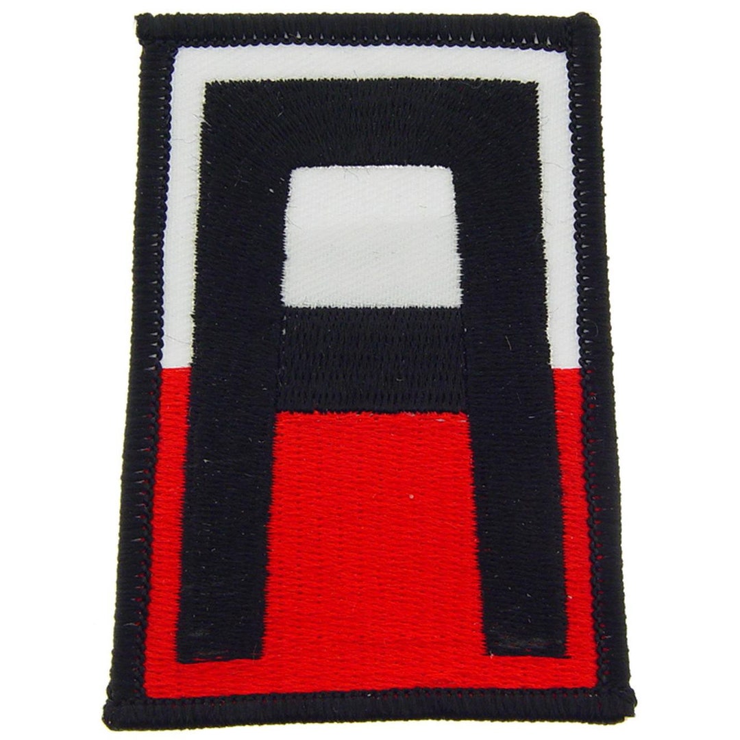 U.S. Army 1st Army Patch Red & Black 3 - Etsy