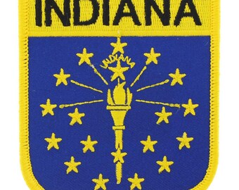 Indiana State Flag Patch - Etsy