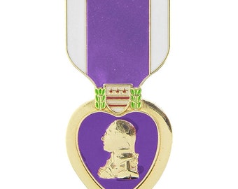 Purple Heart Medal Pin - Etsy