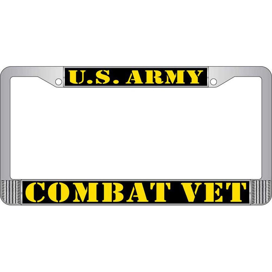 U.S. Army Combat Veteran License Plate Frame - Etsy