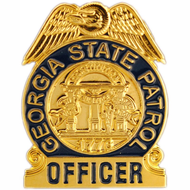 Georgia State Police Badge Pin 1 - Etsy