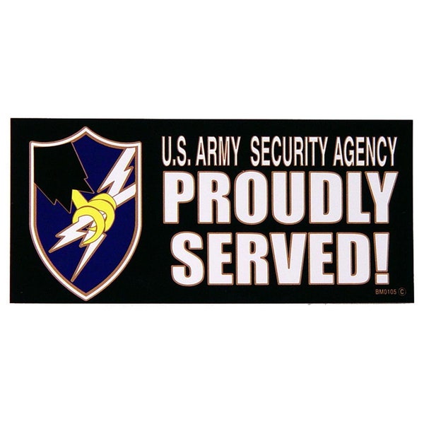 Army Security Agency - Etsy