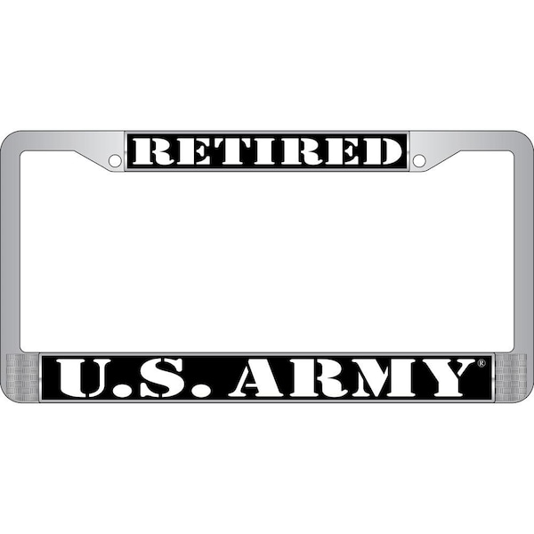 Army Retired License Plate Frame - Etsy