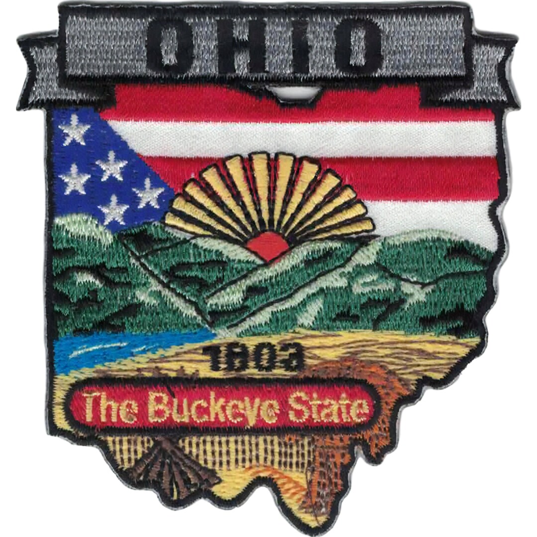 Ohio State Map Patch 3 - Etsy
