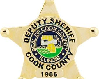 Cook County Sheriff Badge - Etsy