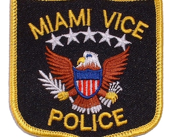Miami Police Patch - Etsy