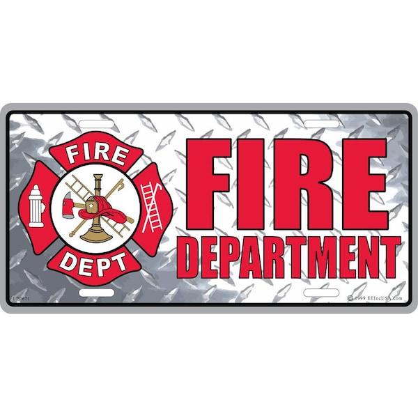 Custom Fire Department License Plate - Etsy