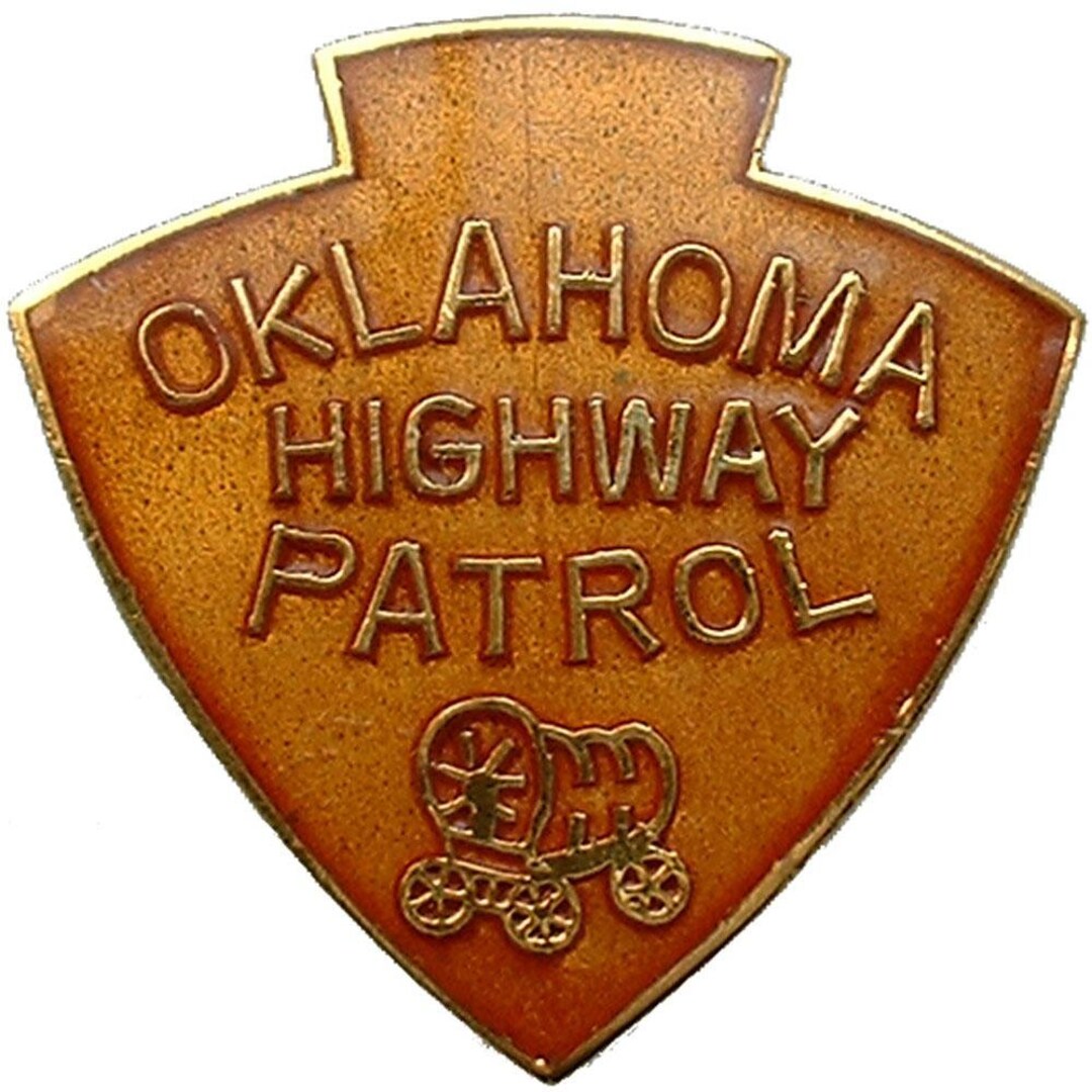 Oklahoma Highway Patrol Hat Lapel Pin 1 - Etsy