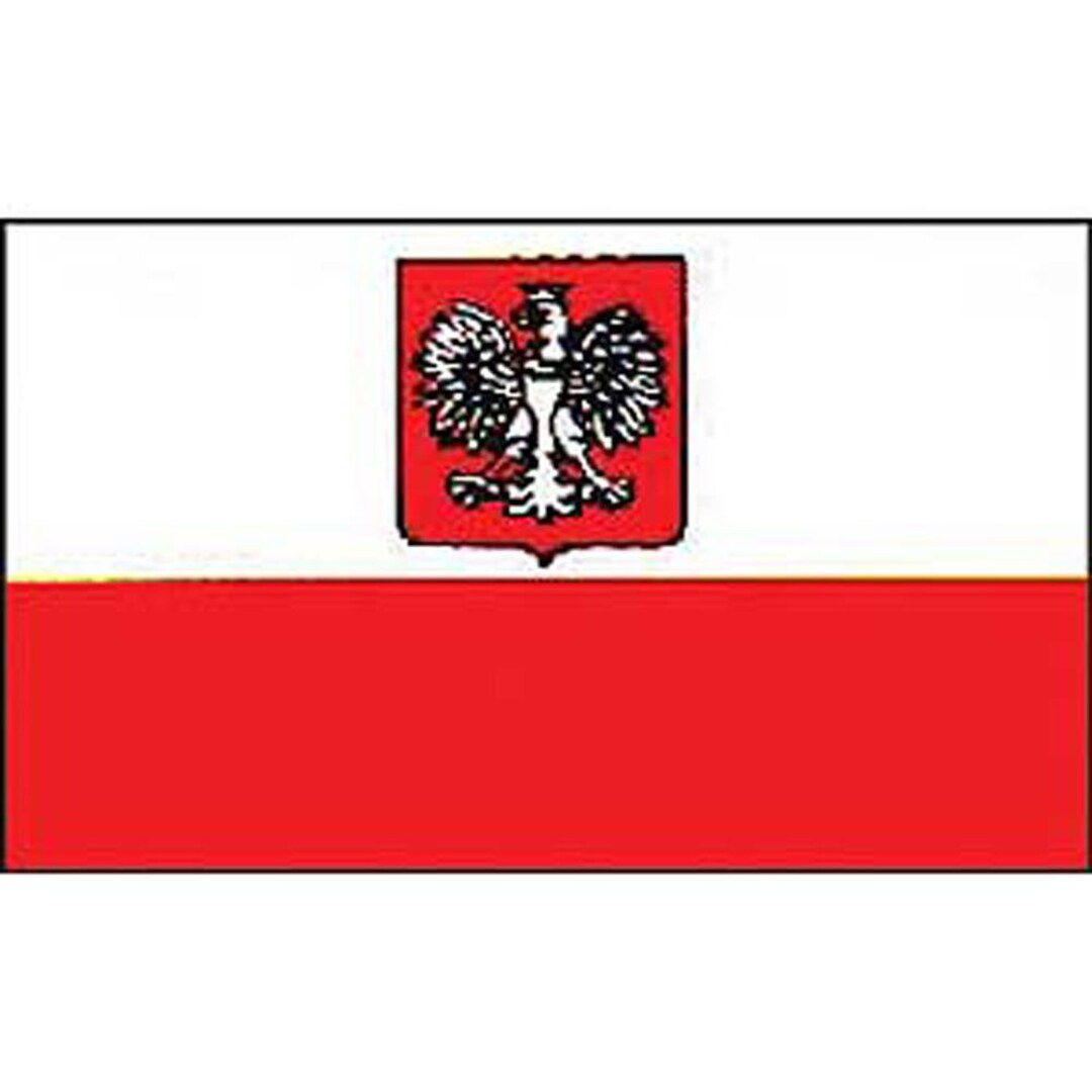 Old Poland Flag 3ft X 5ft - Etsy
