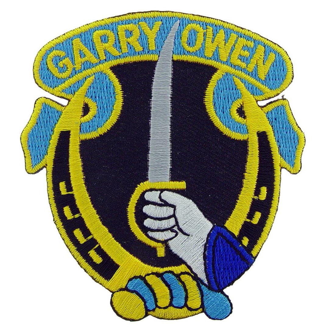 U.S. Army 7th Cavalry Garryowen Patch Black & Yellow 3 - Etsy