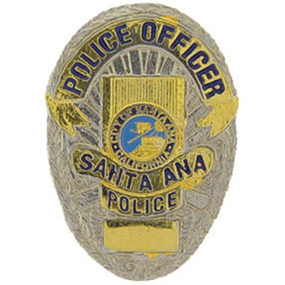 Santa Ana Police Officer Badge Pin 1 | Etsy