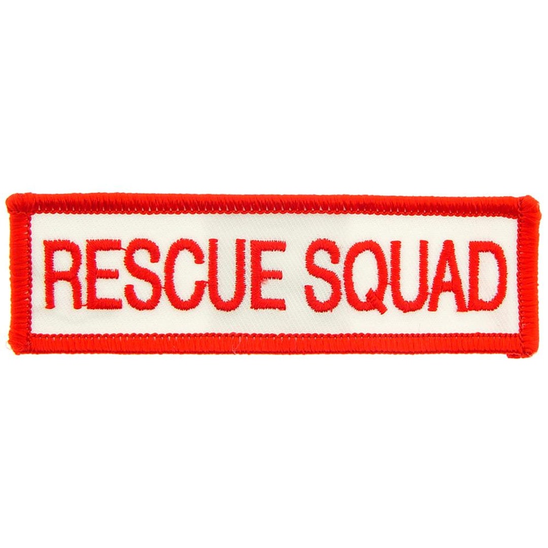 Rescue Squad Patch 1 1/4 X 4 - Etsy