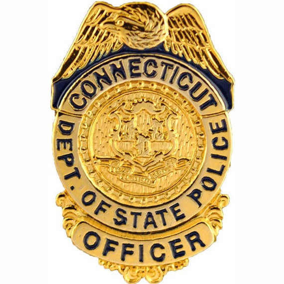 Connecticut State Police Badge Pin 1 - Etsy