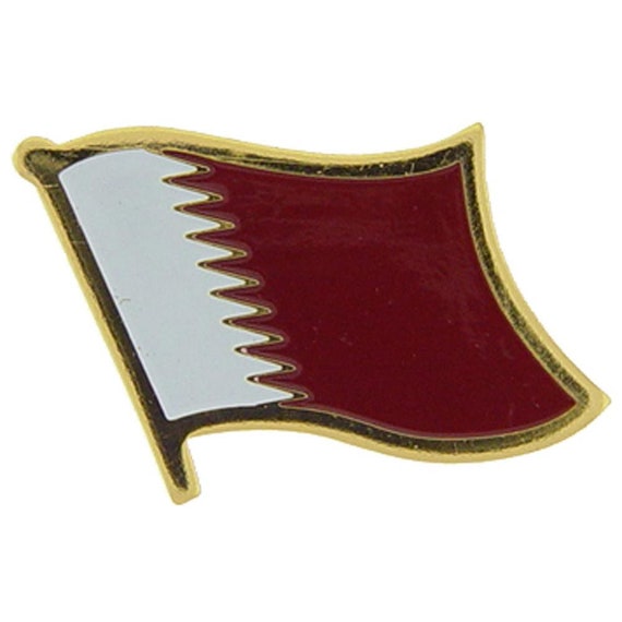 Qatar Flag Pin 1 - Etsy