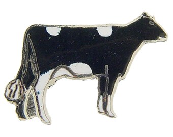 HOLSTEIN COW PIN / Vintage Pin Enamel Pin 80s 80's Pin Hat - Etsy