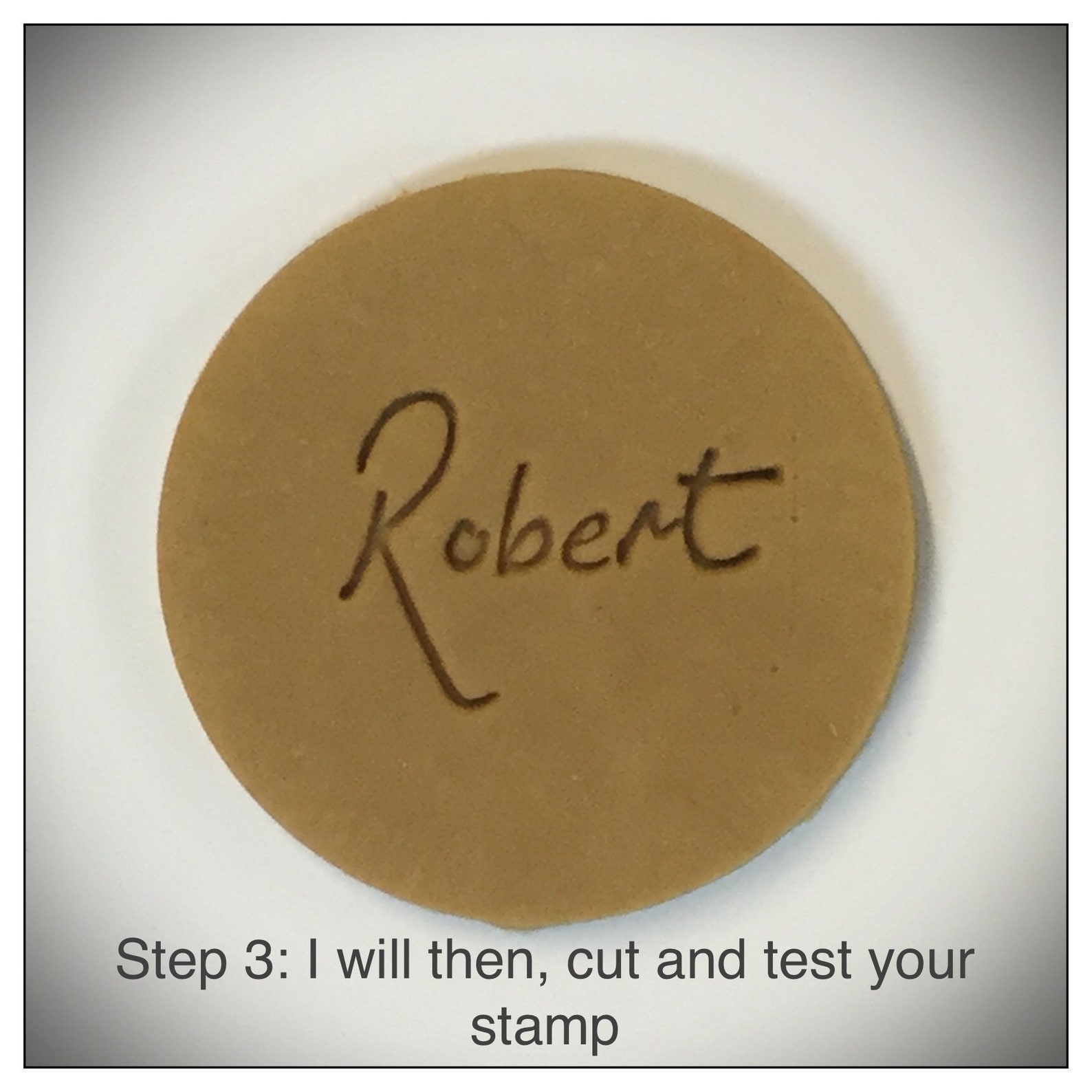 Hand Written Signature Stamp, Ceramics and Pottery Stamp, Make Your ...