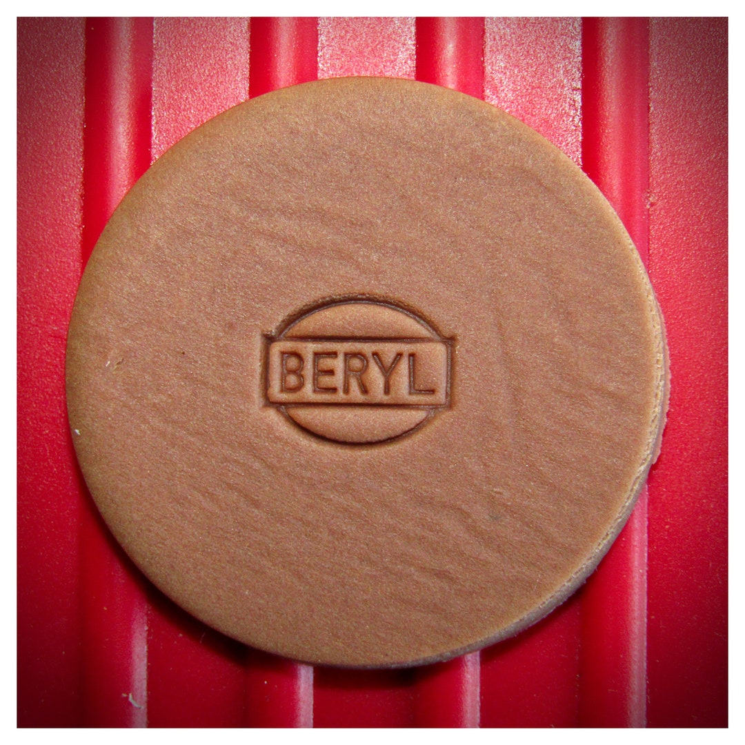 New Initial Stamp With Border, Beryl, Pottery Tools, Makers Mark ...