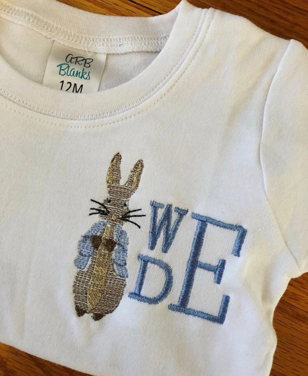 Peter Rabbit Monogrammed Shirt, Bunny Shirt - Etsy