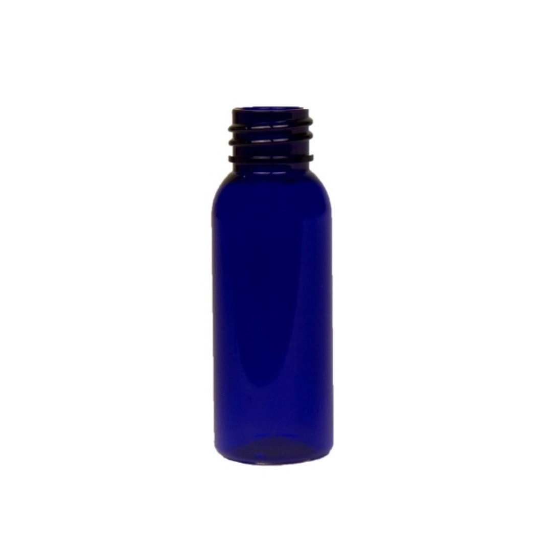 1oz Blue Slim Short PET Plastic Bottles Set of 25 BULK25 - Etsy