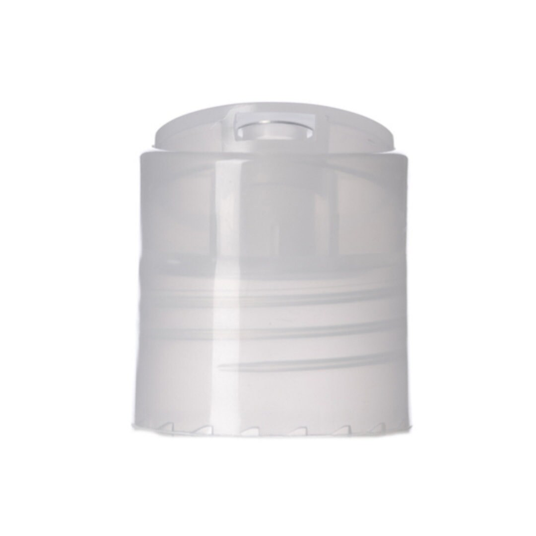 Natural Clear Unlined Dispensing Disc Caps Bottle Cap Size: 24-410 Set ...