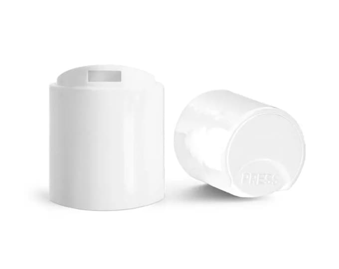 White Disc Dispensing Caps Bottle Cap Size: 24-410 Set of 25 BULK25 - Etsy