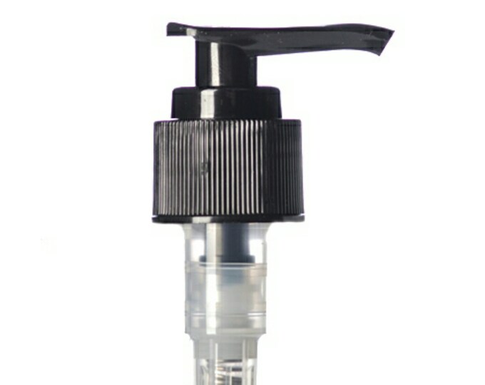 Black Ribbed Lotion Pump Bottle Cap Size: 24-410 Set of 25 - Etsy