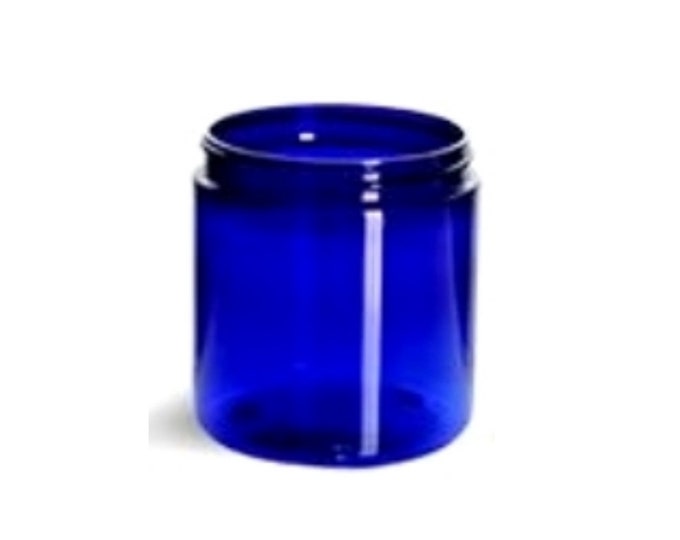 4oz Blue Clear PET Single Wall Plastic Jars Set of 25 Bulk25 - Etsy