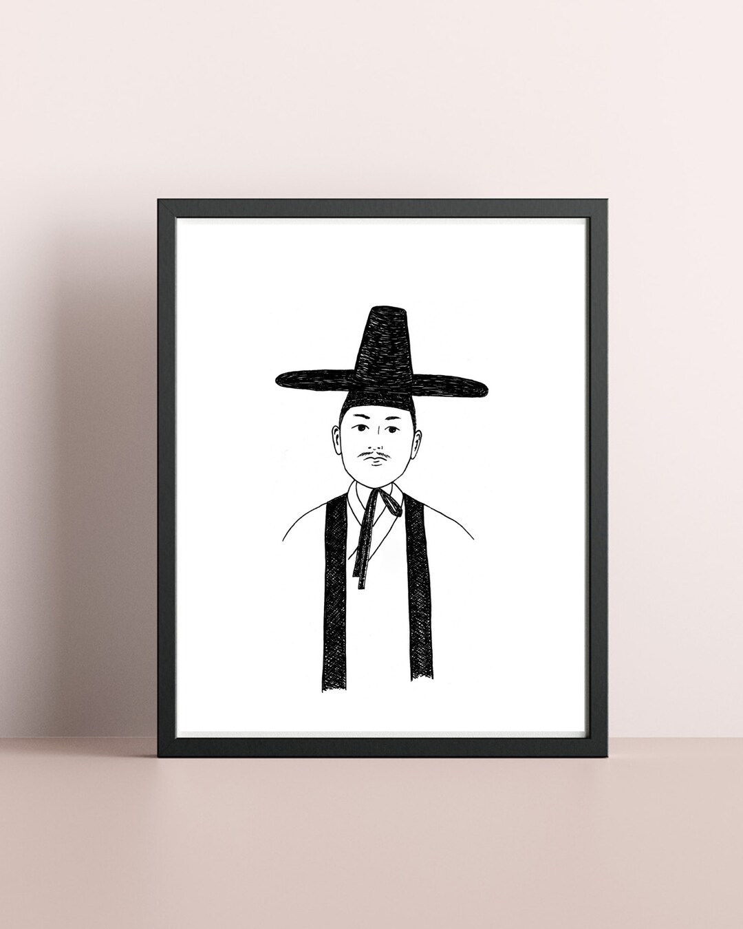 Saint Andrew Kim Taegon, Korean Martyr, Pen and Ink Art Print - Etsy