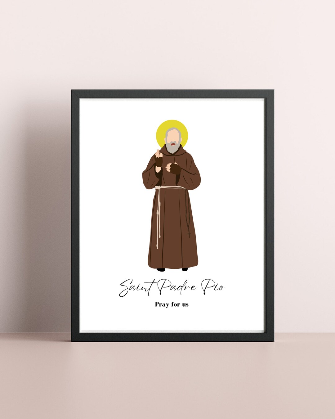 Saint Padre Pio Printable Catholic Wall Art/confirmation/baptism ...