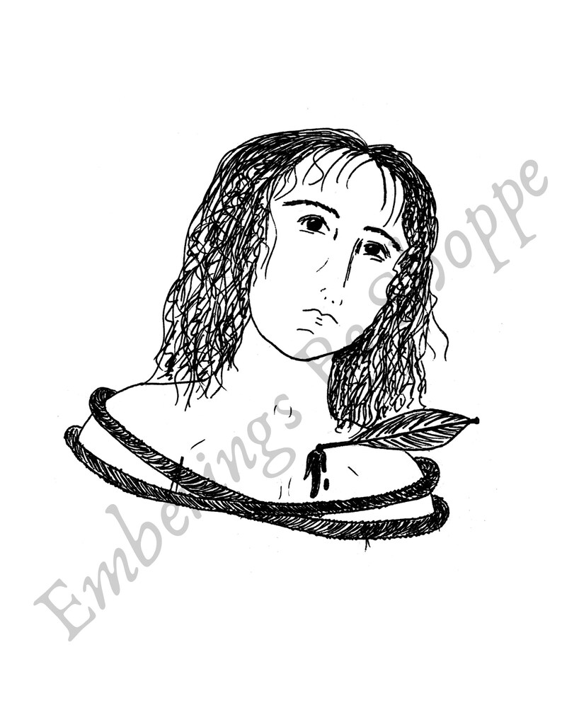 Saint Sebastian Pen and Ink Art Print/catholic Art/confirmation Gift ...