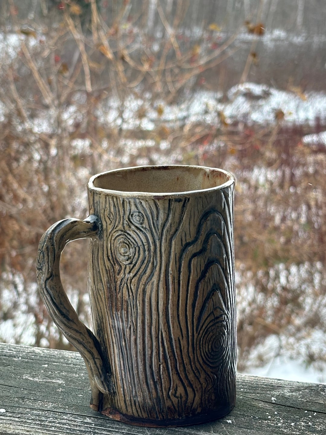 Hand Crafted Tree Mug: White Mountains Inspired, 16oz - Etsy