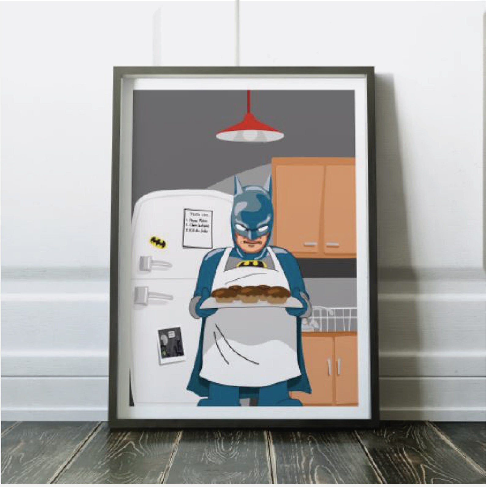 Batman print Kitchen Batman Kitchen decor funny kitchen | Etsy