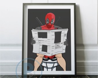 Deadpool Toilet - Etsy