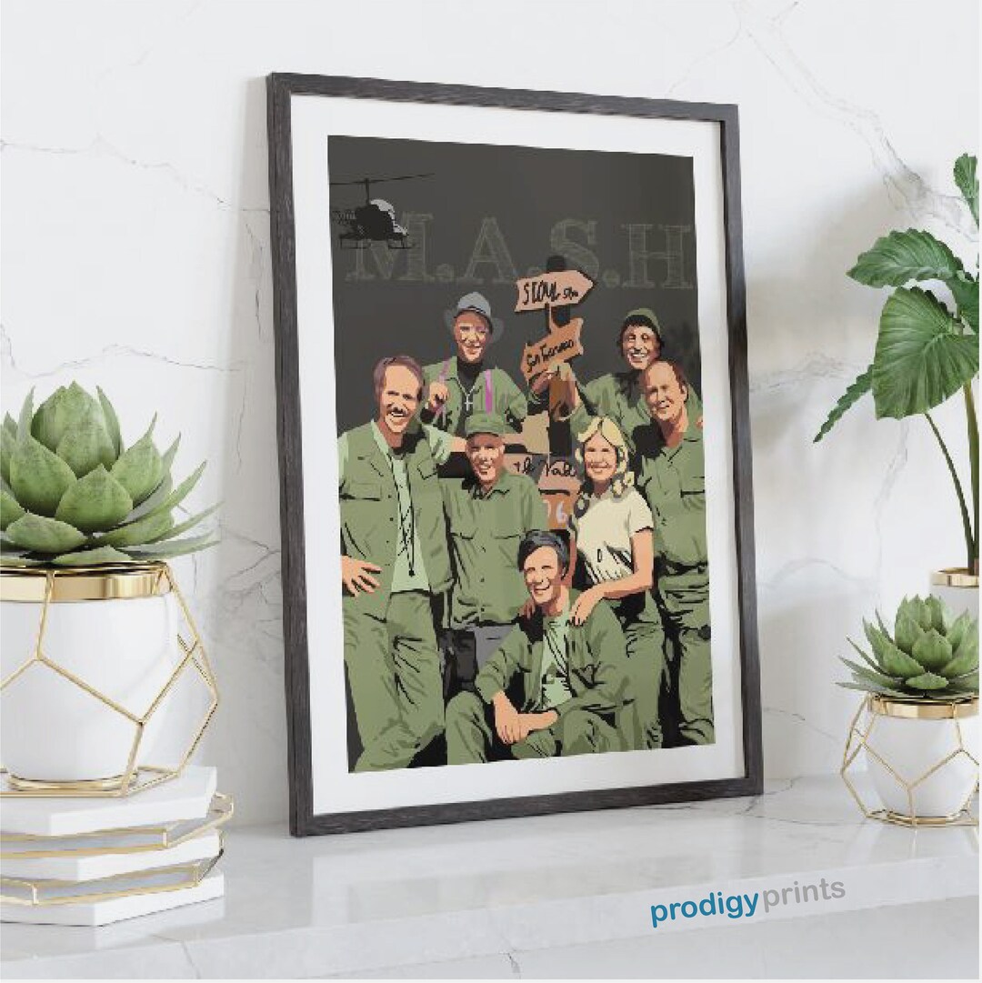 MASH TV Show Art Print Mash Poster War Prints 4077th - Etsy