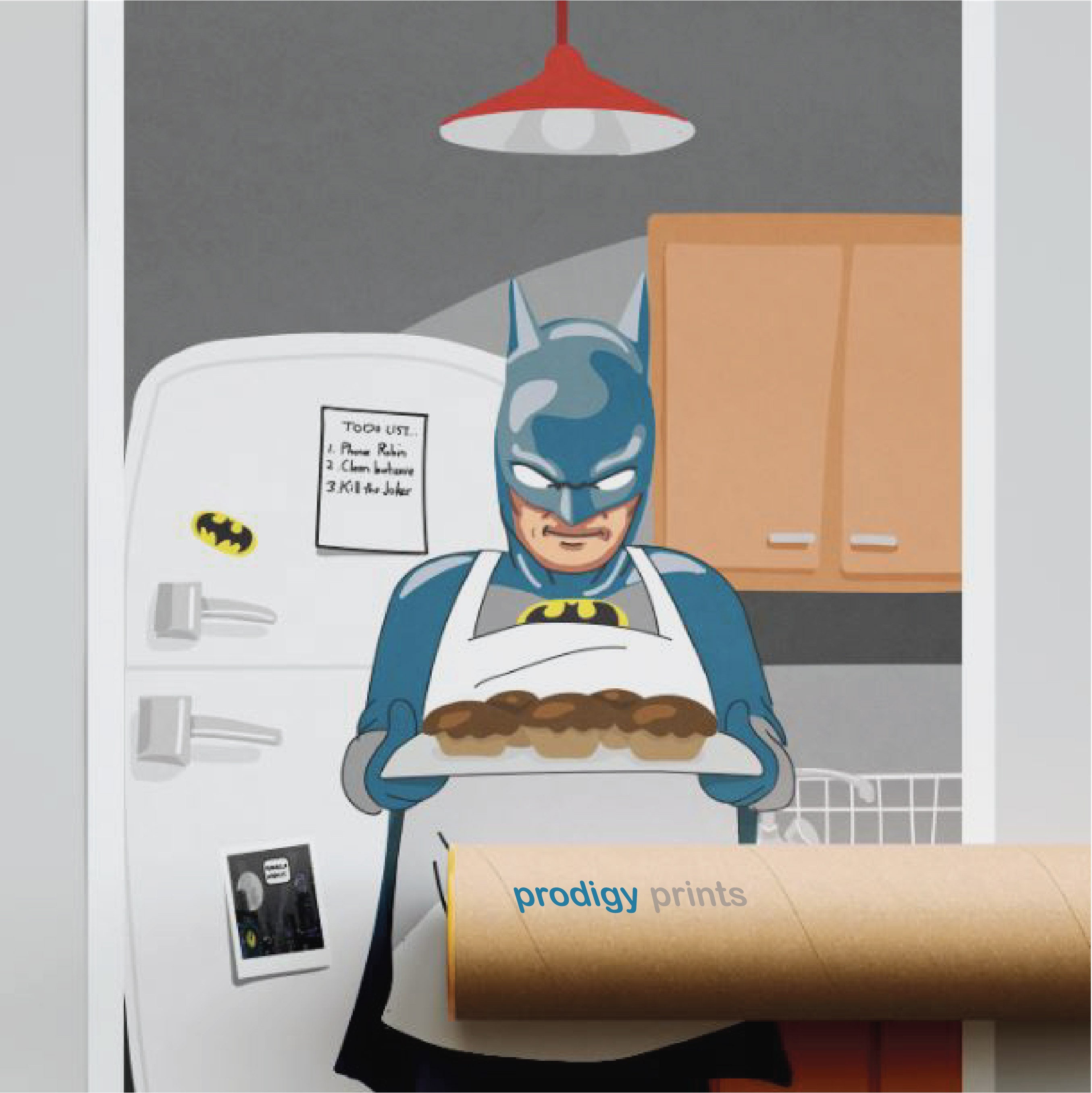 Batman print Kitchen Batman Kitchen decor funny kitchen | Etsy