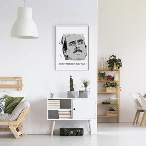 Fawlty Towers Print, British TV Decor, John Cleese Fan Art, Gift ...