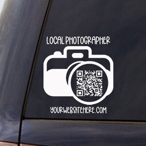 Need Photos Decal, Camera QR Code Decal, Photographer Decal, Design ...