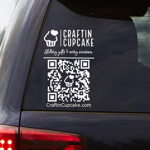 Business Qr Code Decal, Design Your Own Decal, Design Your Own Window ...