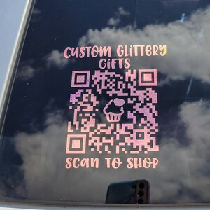 Design Your Own QR Code, Design Your Own Window Sticker, Custom Decal ...