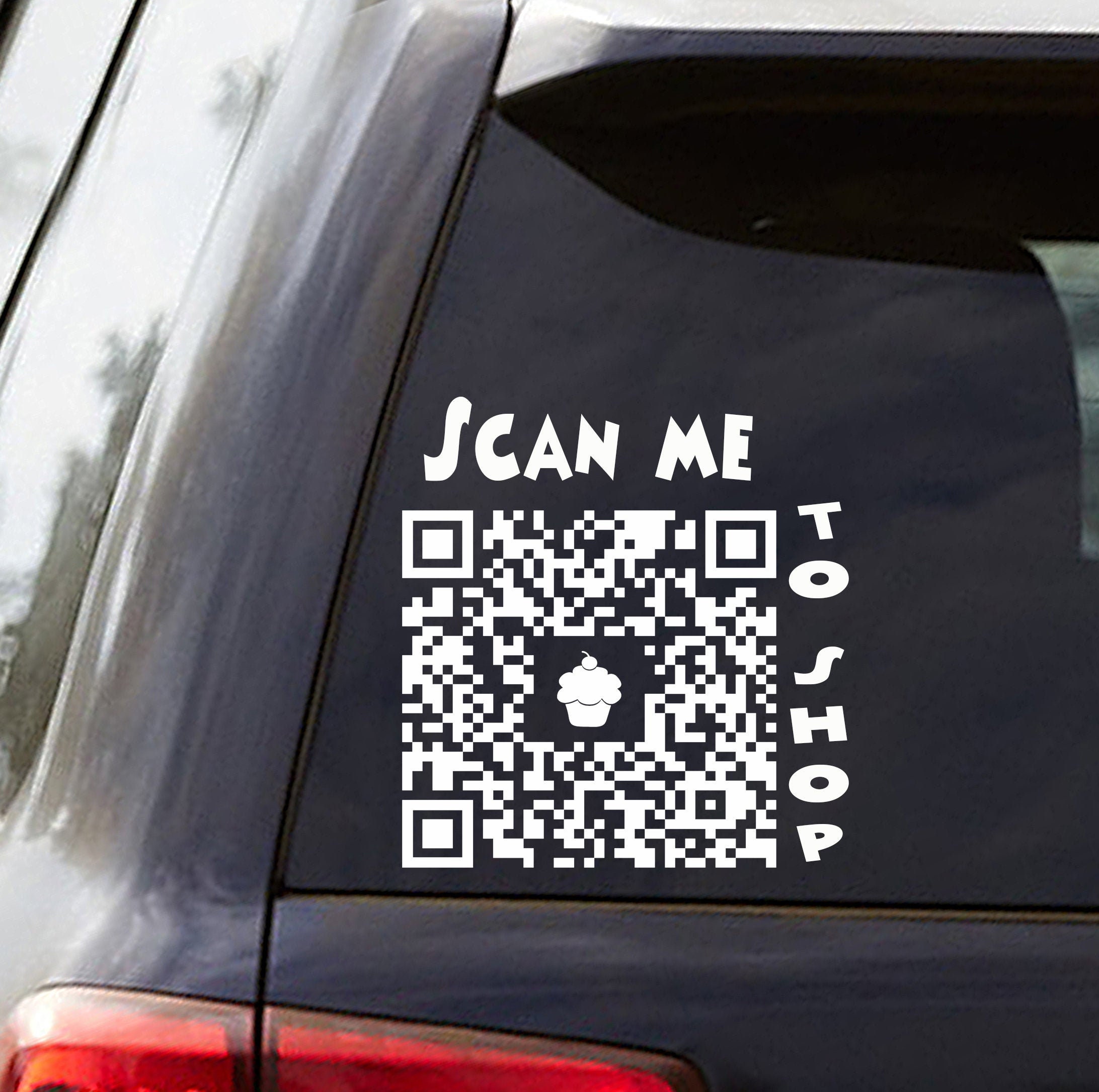 Create Your Own Qr Code Decal Scan to Shop QR Custom QR | Etsy