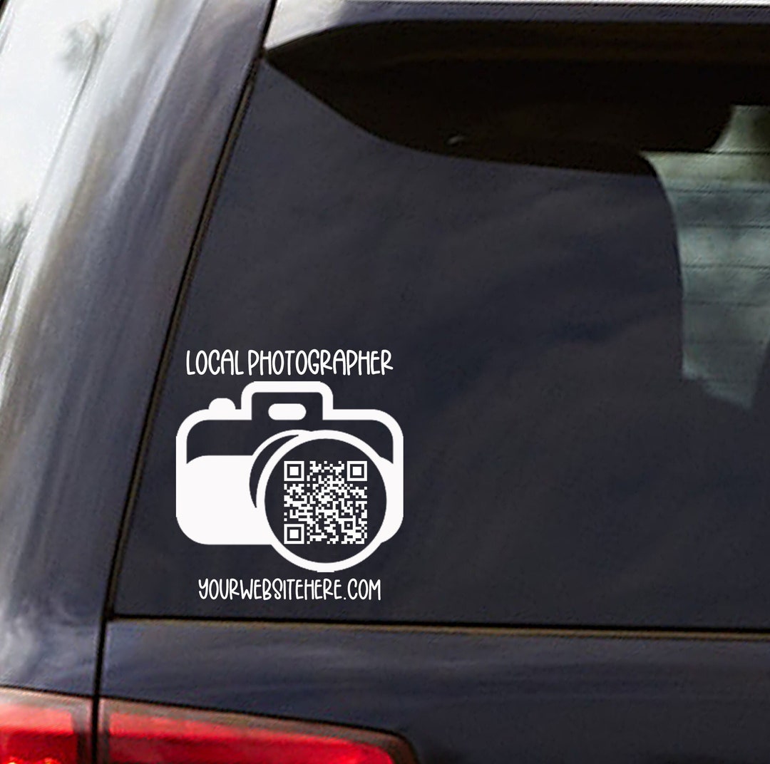 Need Photos Decal, Camera QR Code Decal, Photographer Decal, Design ...