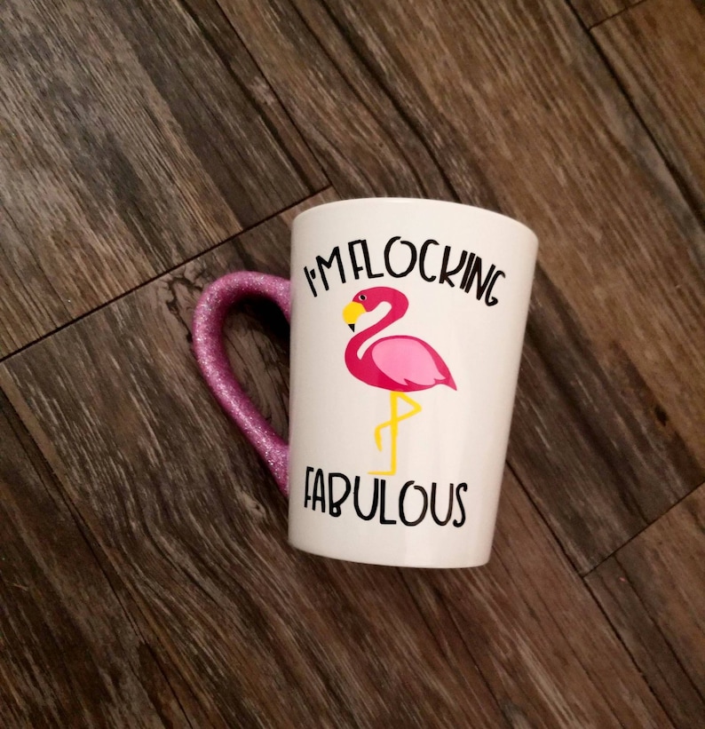 Sassy Mug Flamingo Gift Flamingo Mug I'm Flocking | Etsy